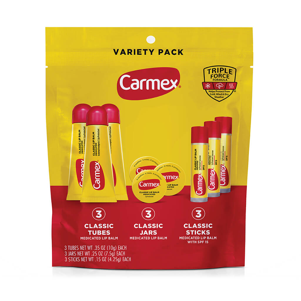 Classic Lip Balm Variety Packs - Carmex Lip Balm